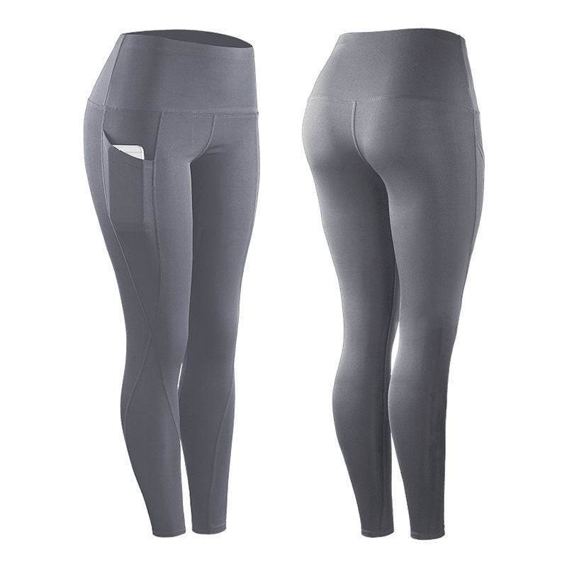 Women’s Solid Color Activewear Legging with Pocket in 6 Colors S-XL ...