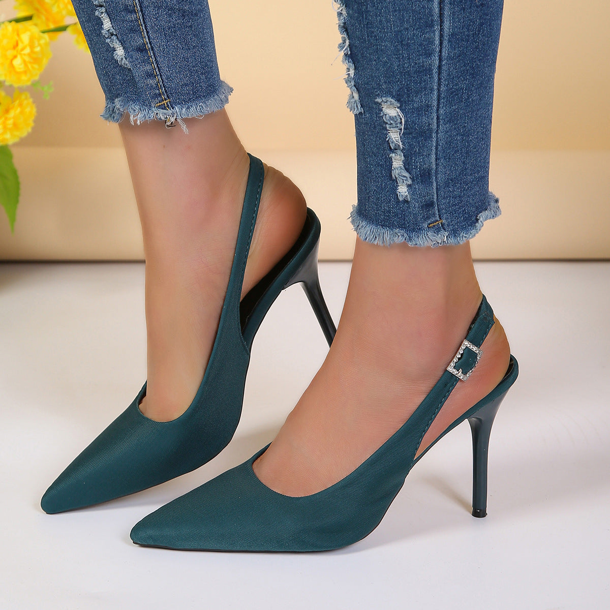 Women’s Pointed Toe High Heel Stilettos in 2 Colors | Wazzi's Wear