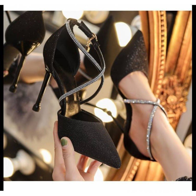 Women's Strappy High Heel Stilettos in 2 Colors | Wazzi's Wear