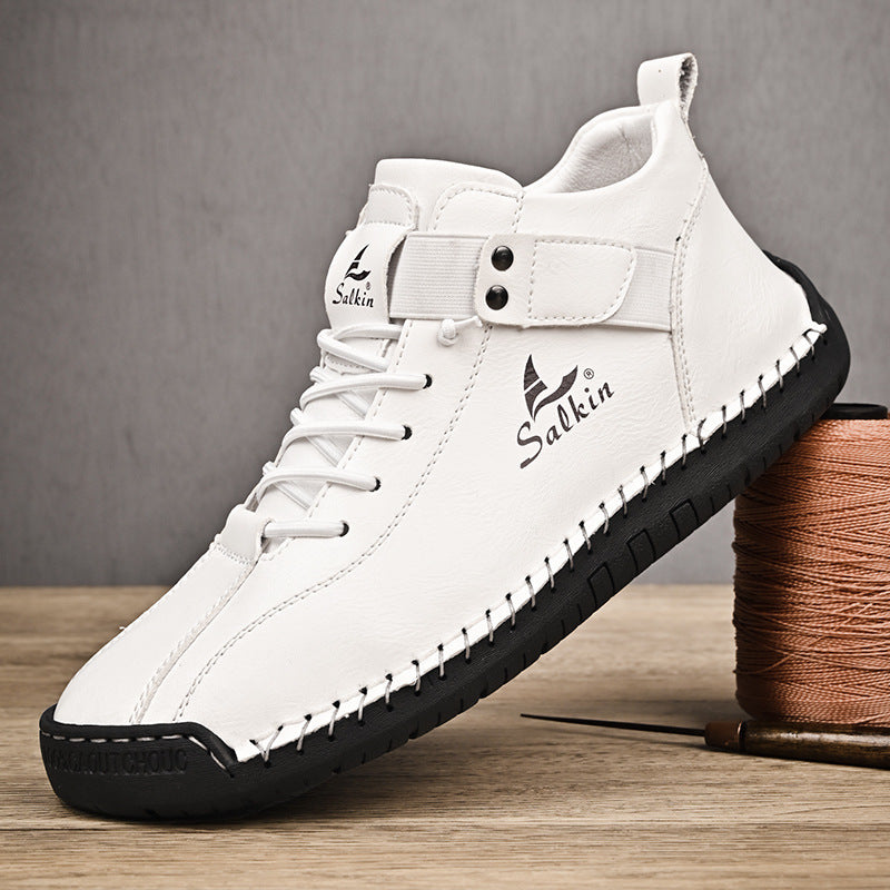 Men's Low Top Leather Shoes in 8 Colors | Wazzi's Wear